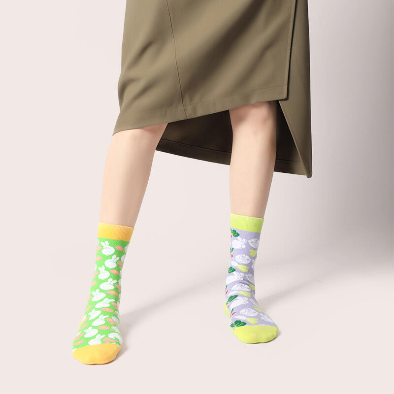 Bunny Carrot Paradise Socks | Exclusive Deals at TheSockWave