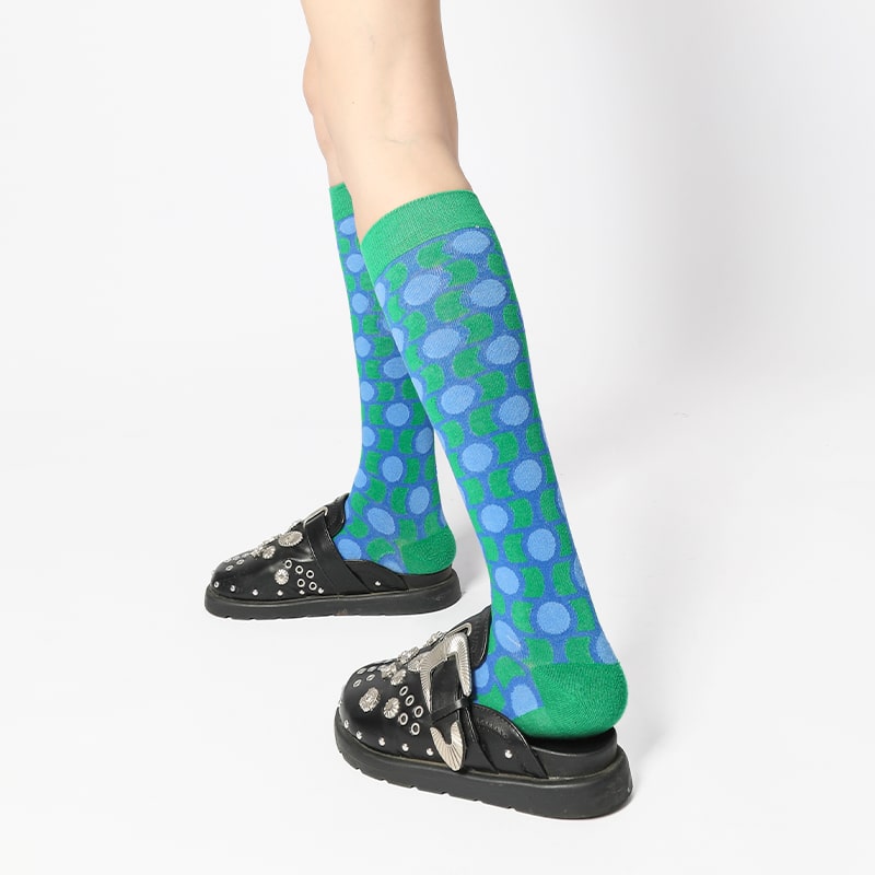 Emerald Dot Socks | TheSockWave
