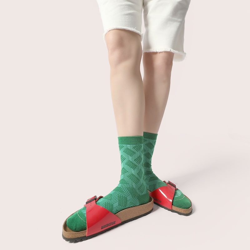 Emerald Dreamscape Socks | TheSockWave