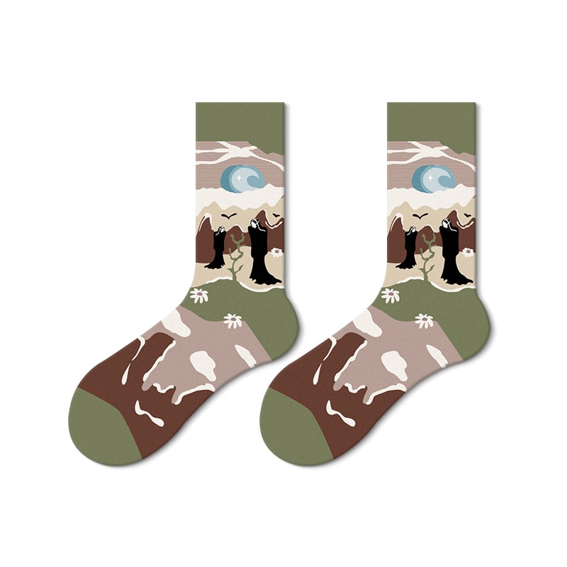 Enchanted Forest Socks | TheSockWave