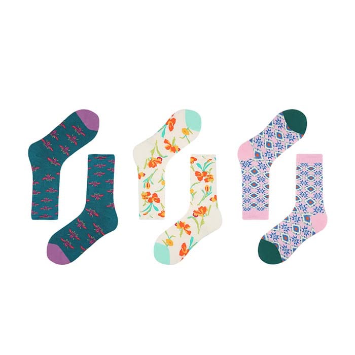 Floral Nectar Socks Set | TheSockWave