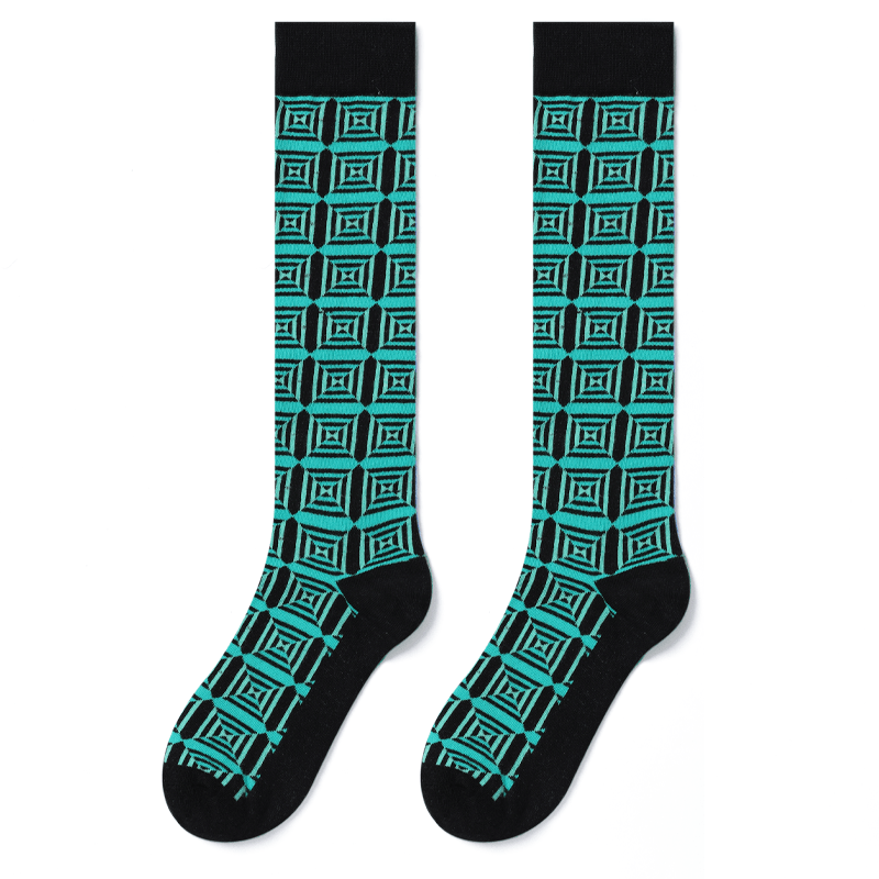 Green Plaid Socks | Green Tartan Socks | TheSockWave