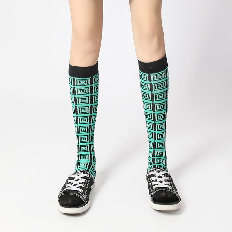 Green Plaid Socks | Green Tartan Socks | TheSockWave