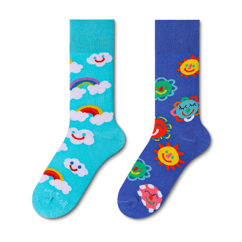 Happy Sky Socks | TheSockWave