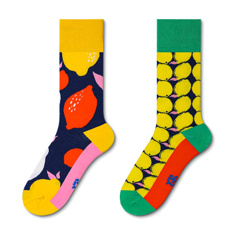Lemon Fantasia Socks | TheSockWave