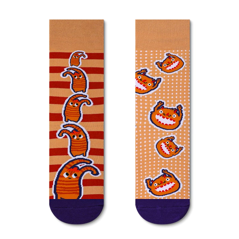Cartoon Odd Socks | Monster Fiesta Sock | TheSockWave