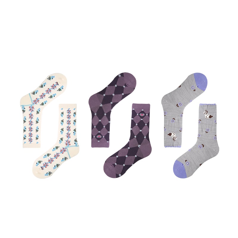 Moon Rabbit's Pearl Socks Set | TheSockWave