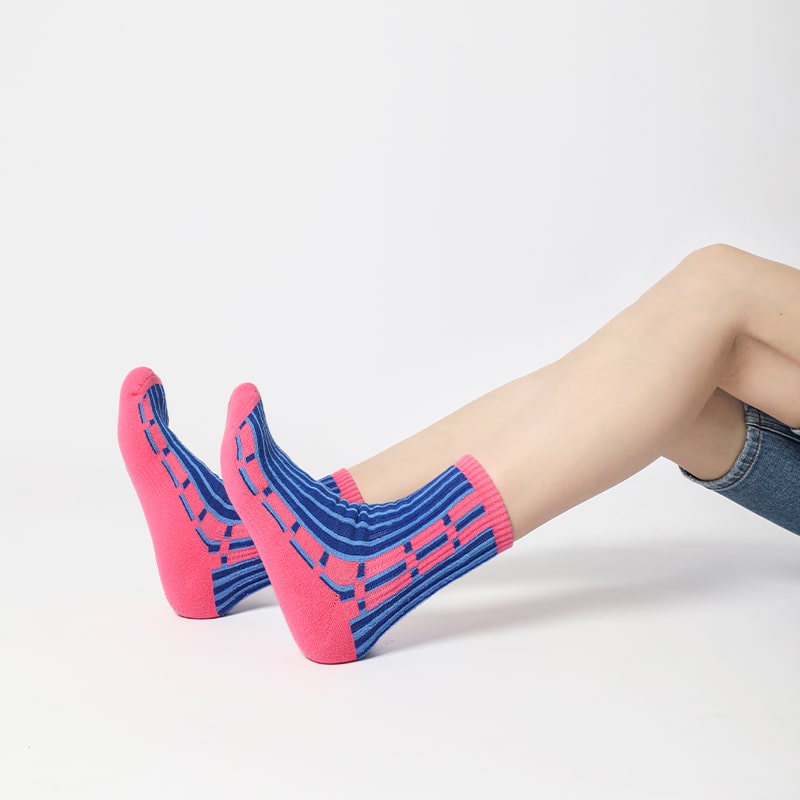 Pink-Blue Mix Socks | TheSockWave