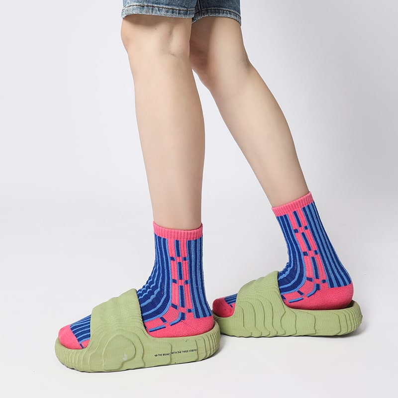 Pink-Blue Mix Socks | TheSockWave