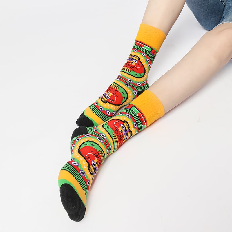Red Prawn Festival Socks | TheSockWave