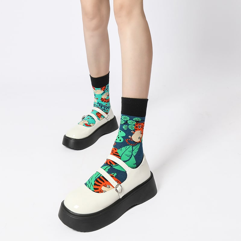 Tiger Jungle Sock | TheSockWave